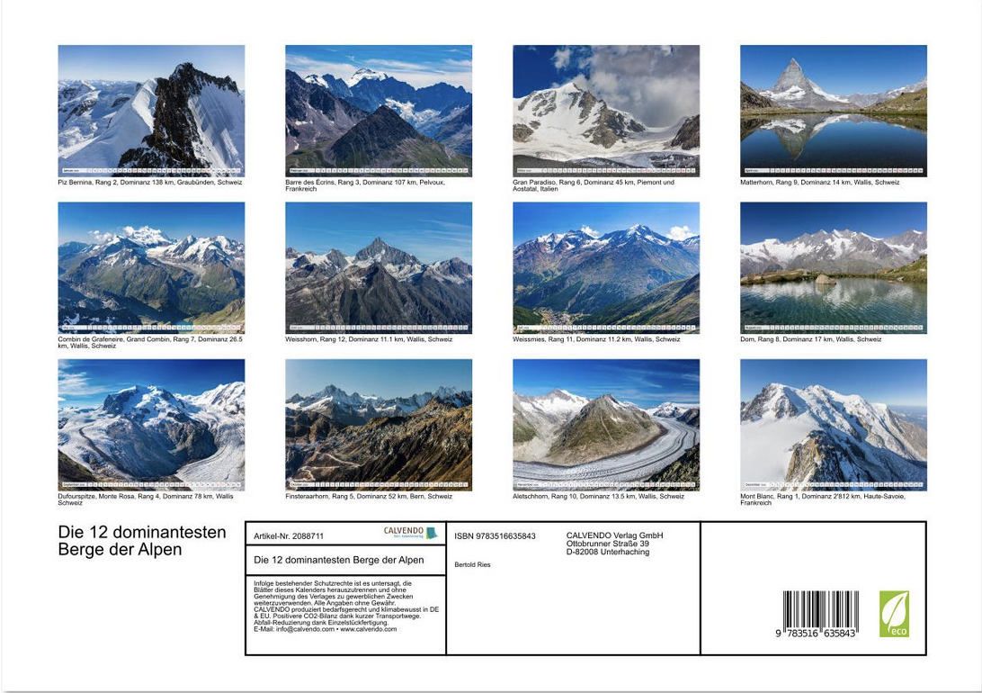 Calendars – structures & shapes
